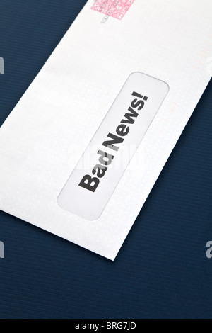 Bad News Letter Envelope Stock Photo - Alamy