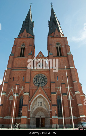 Uppsala Domkyrka, or Uppsala Cathedral, is the largest church in Sweden ...