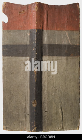 A large German or French pavise,circa 1470/80 Shield cut from a single ...