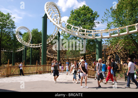 roller coaster at Efteling theme park Kaatsheuvel Netherlands Stock ...