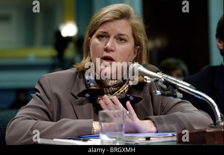 Sherron Watkins, Vice-President of Enron watches former Enron Chief ...