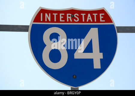 Interstate 84 road sign near Boise, Idaho, USA Stock Photo - Alamy