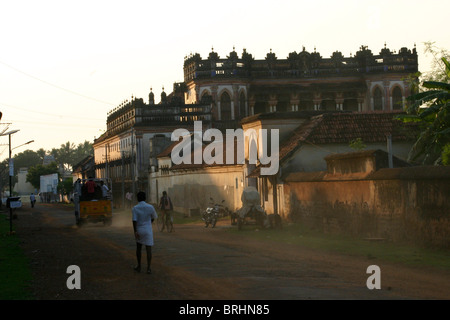 A Chettiar mansion in the Chettinad region of Tamil Nadu, south India ...