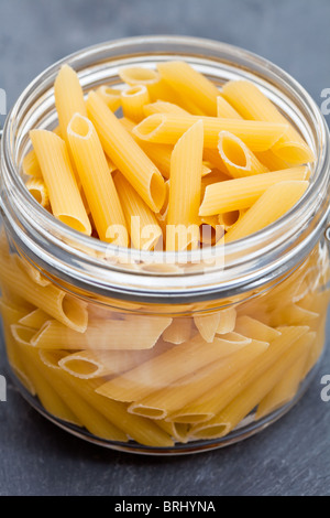Dried penne pasta Stock Photo - Alamy