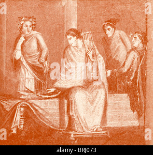 Ancient Roman musical instruments Stock Photo - Alamy