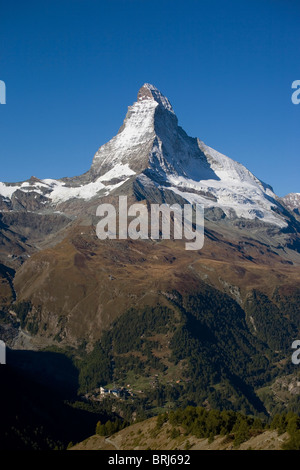 Matterhorn mountain viewed from Zermatt, Switzerland Stock Photo - Alamy