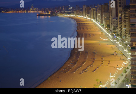 Benidorm front view Stock Photo - Alamy