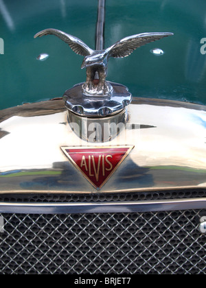 Alvis Car silver hood ornament and car mascot taken in Puddletown ...