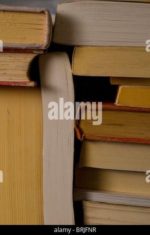 Close-up view of yellow pages book. Background or texture Stock Photo ...