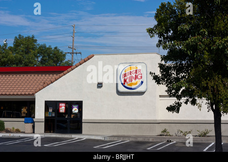 A Burger King Restaurant in Modesto California USA Stock Photo - Alamy
