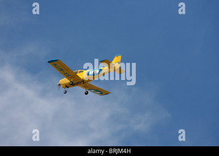 A Fuji FA200 Aero Subaru single engine aerobatic plane taxiing for ...
