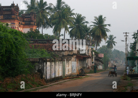 A Chettiar mansion in the Chettinad region of Tamil Nadu, south India ...