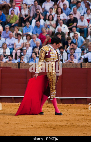 young matador in bull fighting scene in sevilla, spain Stock Photo - Alamy