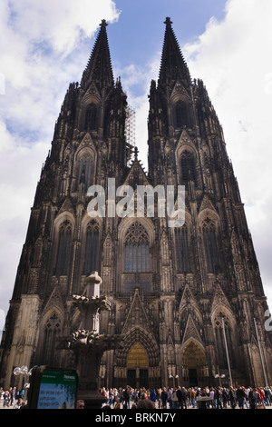 West front of Cologne Cathedral, Germany Stock Photo - Alamy