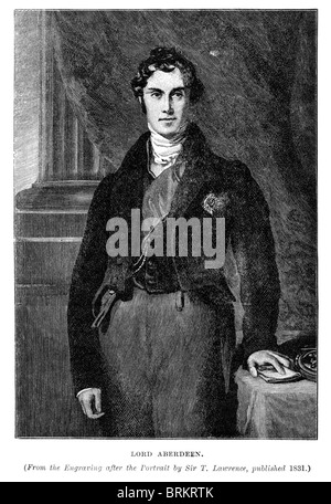 George Hamilton Gordon, 4th Earl of Aberdeen (1784-1860). Scottish ...