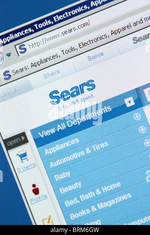 Sears store website Stock Photo - Alamy