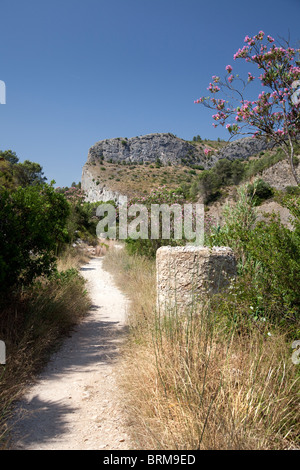 Views of Bellus Valley, mountains and countryside of Spanish Costa ...