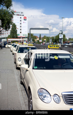 German Mercedes-Benz E -Class taxi on motorway Stock Photo - Alamy