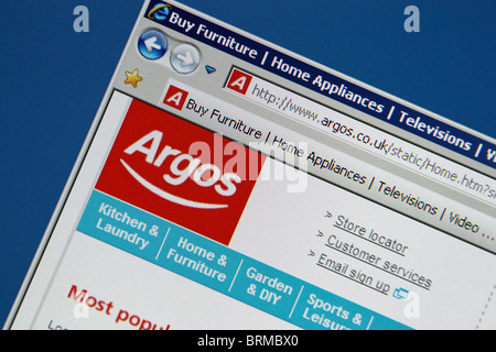 Argos website screenshot Stock Photo - Alamy
