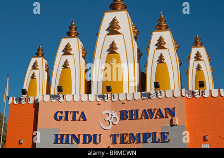 Architectural detail of the Gita Bhavan Hindu Temple,Manchester,UK ...