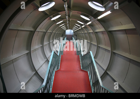 Staircase inside Atomium in Brussels Stock Photo - Alamy