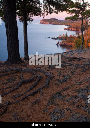 MINNESOTA - Lake Superior shoreline from Shovel Point in Tettegouche ...