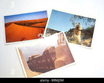 Postcards of Saudi Arabia Stock Photo - Alamy