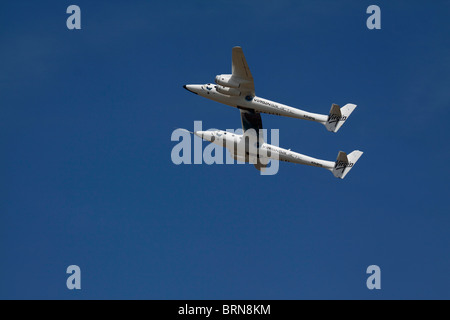 Virgin Galactic White Knight Two Rollout Mojave, California Stock Photo ...