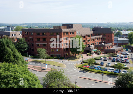 aerial view of Redditch town centre, West Midlands Stock Photo - Alamy