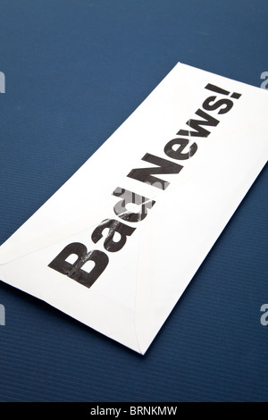 Bad News Letter Envelope Stock Photo - Alamy