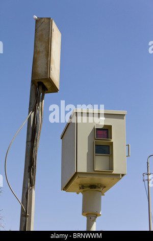 radar speed camera on Ring Road, Cairo, Egypt Stock Photo - Alamy