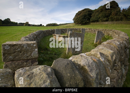 The Riley Graves, Eyam plague village, Derbyshire, Peak District ...