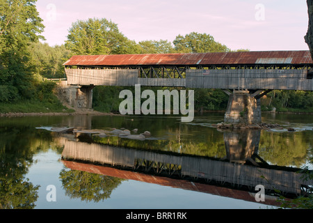 Blair River Covered Bridge, Bridge 49, Campton, New Hampshire Stock ...