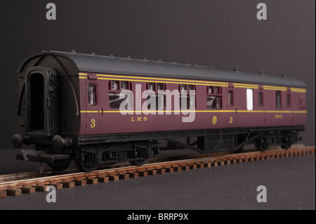LMS 3rd Composite Corridor Coach Stock Photo - Alamy