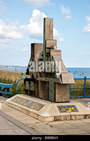 Vane Tempest Colliery interpretive sculpture by Michael Johnson located ...