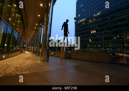Statue in front of the Lex building , a high-rise of government offices ...