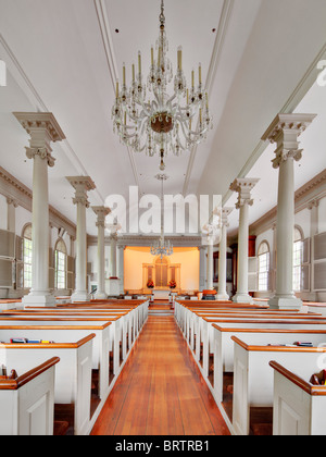 Interior of Christ Church, Cambridge. Interior of Christ Church ...