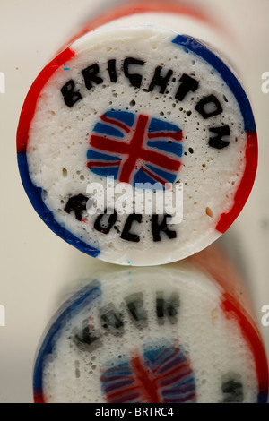 A Stick of Brighton Rock. Picture by James Boardman Stock Photo - Alamy