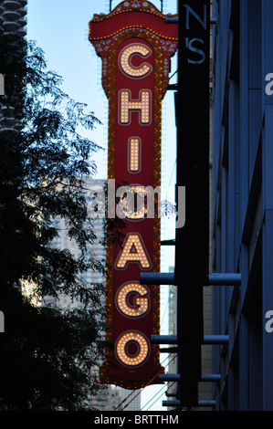 The famous marquee of the Chicago Theatre Stock Photo - Alamy