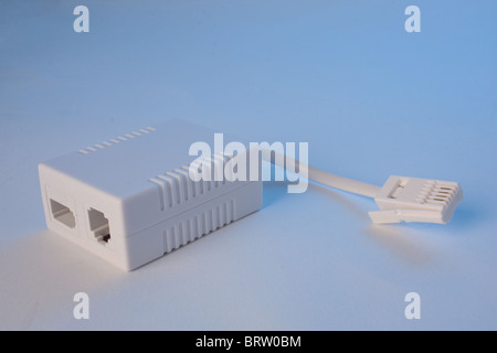 BT Broadband micro filter Stock Photo - Alamy