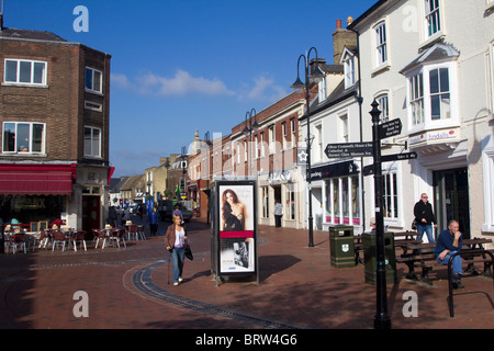 ely town centre cambridgeshire east anglia england uk gb Stock Photo ...