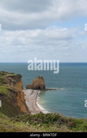 France, Normandy, Point du Hoc. Strategic point for German ...