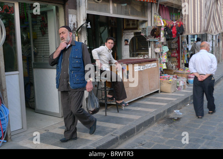 SYRIA Back streets of Old Damascus. PHOTOGRAPH by Sean Sprague Stock ...