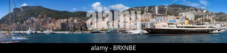 A high resolution panorama of Monaco, Monte Carlo Stock Photo - Alamy