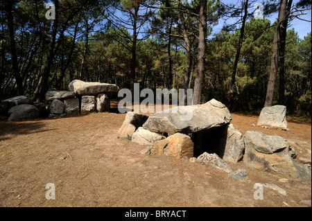 Dolmen in Brittany, France Stock Photo - Alamy