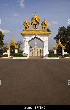 Pha Tat Luang (Pha That Luang), Vientiane, Laos Stock Photo - Alamy