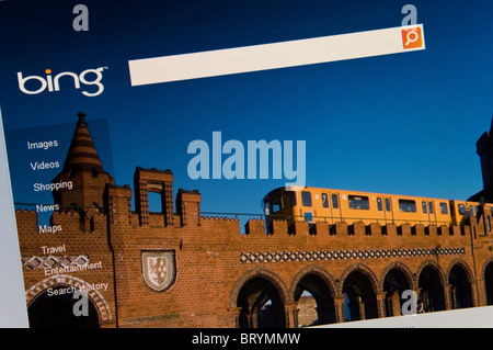 Bing website screenshot Stock Photo - Alamy