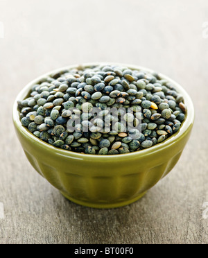 Dry Organic Green Lentils Stock Photo - Alamy