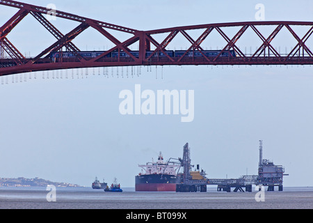 Hound Point Terminal, owned and operated by BP near the south shore of ...