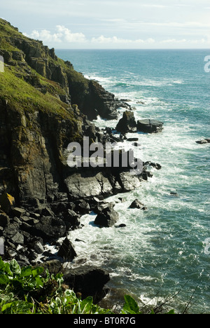 Rough Jagged Rocks in Sea Stock Photo - Alamy